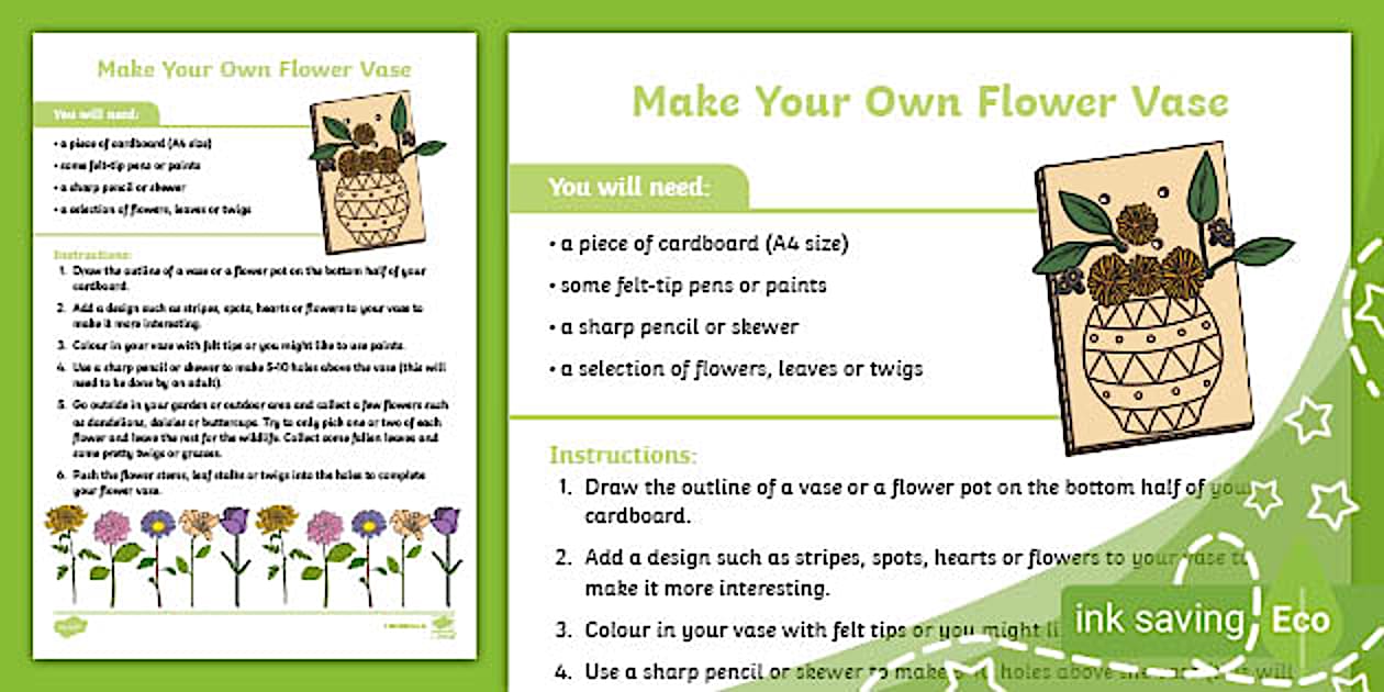 Make Your Own Flower Vase