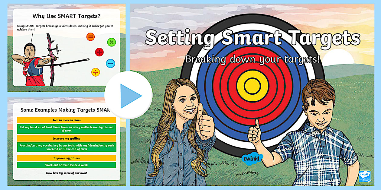 Setting SMART Targets PowerPoint (teacher made) - Twinkl
