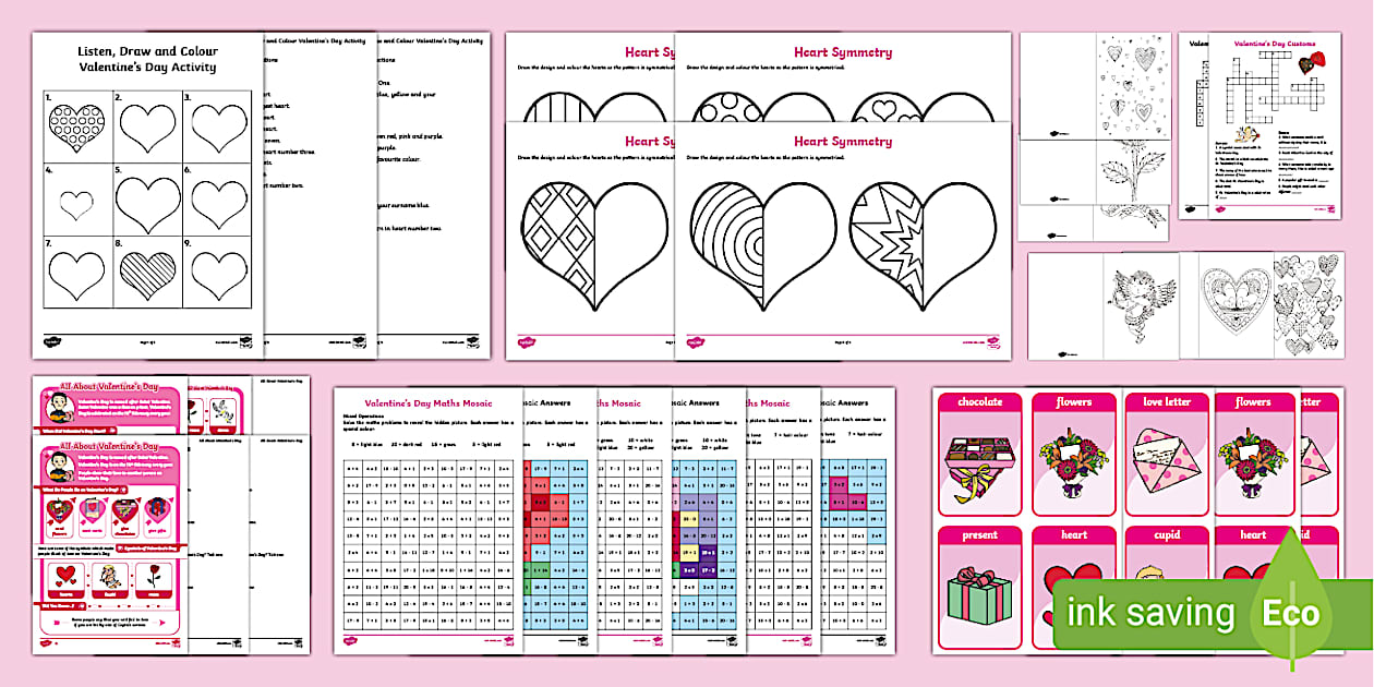 Valentine's Day Resources - Ultimate First Level Pack