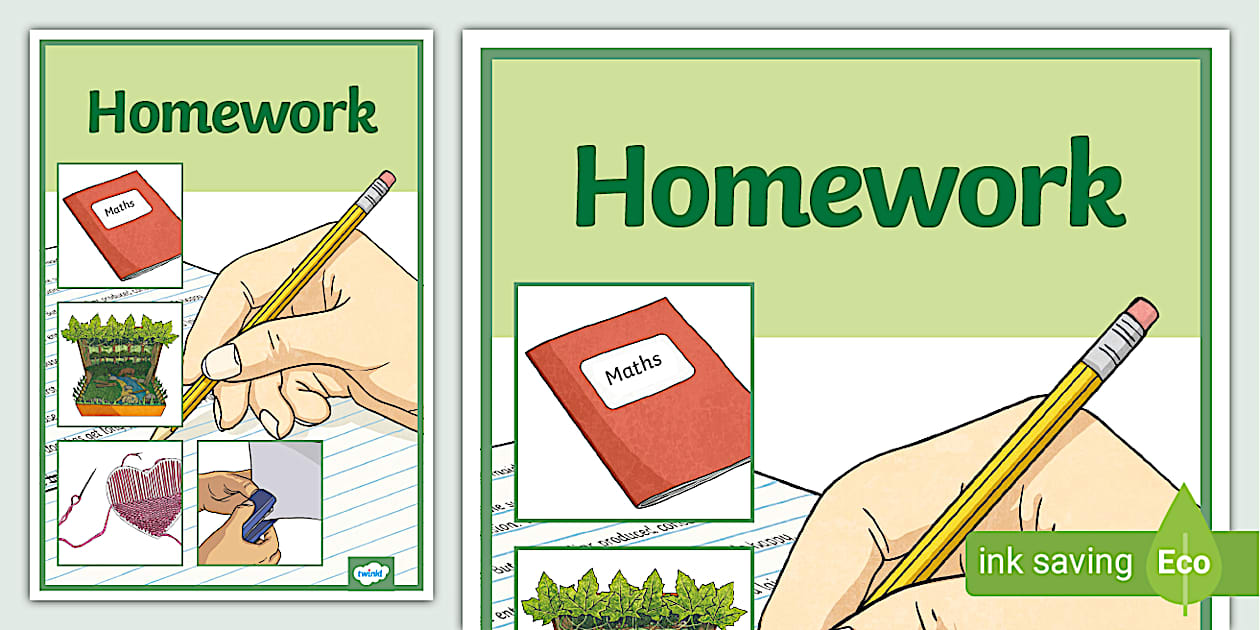 Homework Display Poster (Teacher-Made) - Twinkl