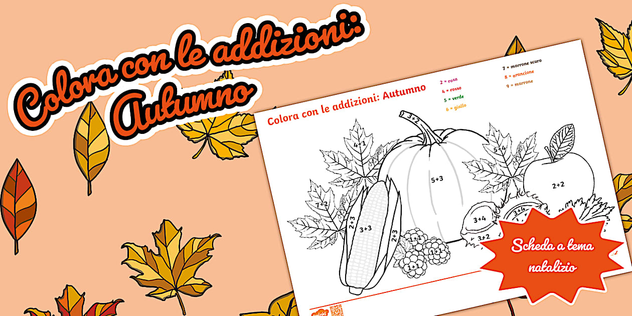 * NEW * Colora con le addizioni: Autumno