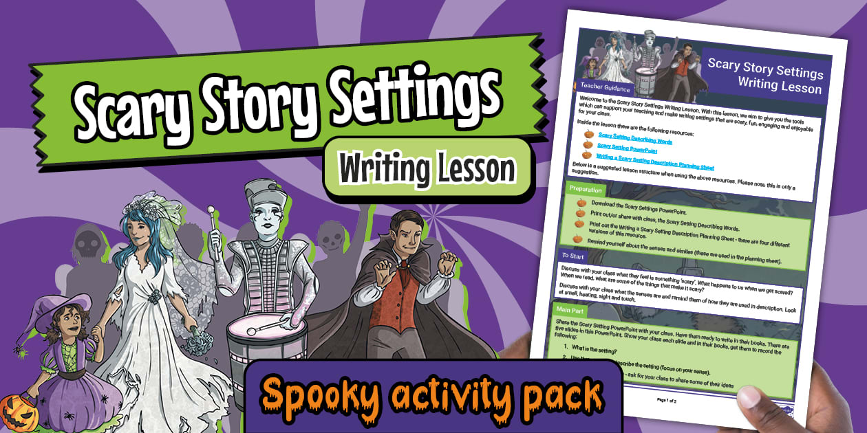 Scary Story Settings Writing Lesson