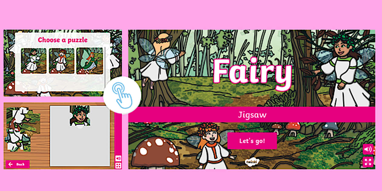 Fairy Interactive Jigsaw (Teacher-Made) - Twinkl