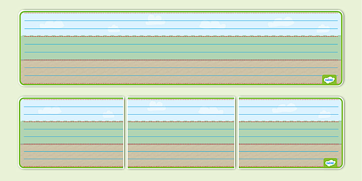 Ground, Grass and Sky Line Guide Display Banner (Australia)