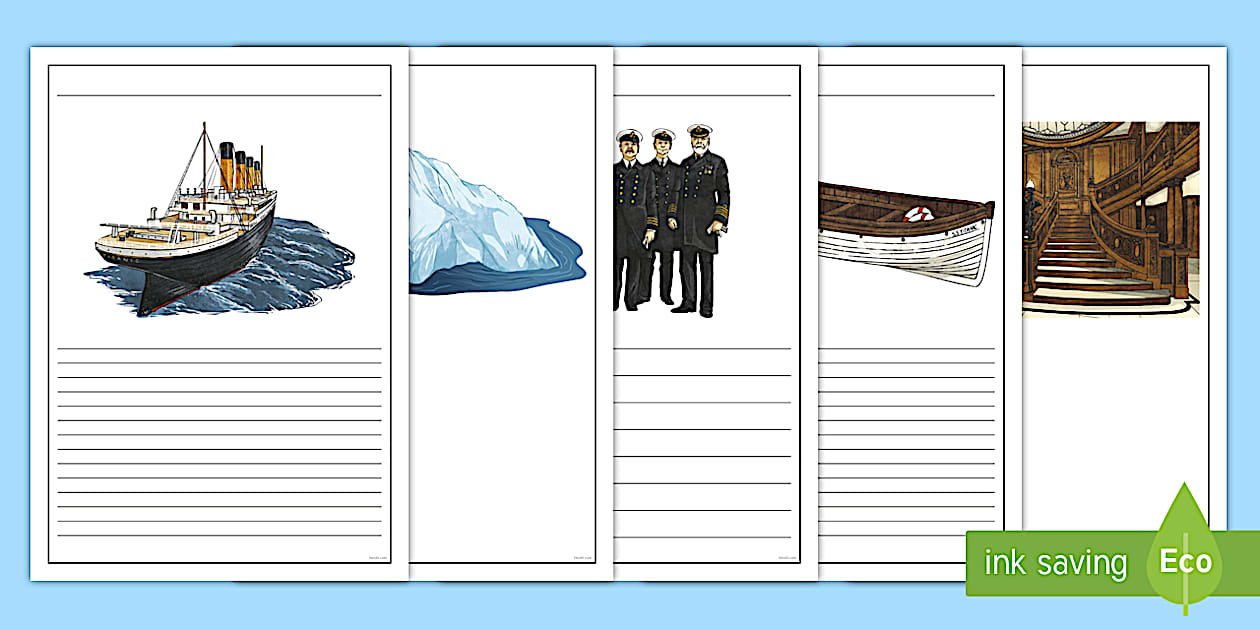 KS2 The Titanic Writing Frames (teacher made) - Twinkl