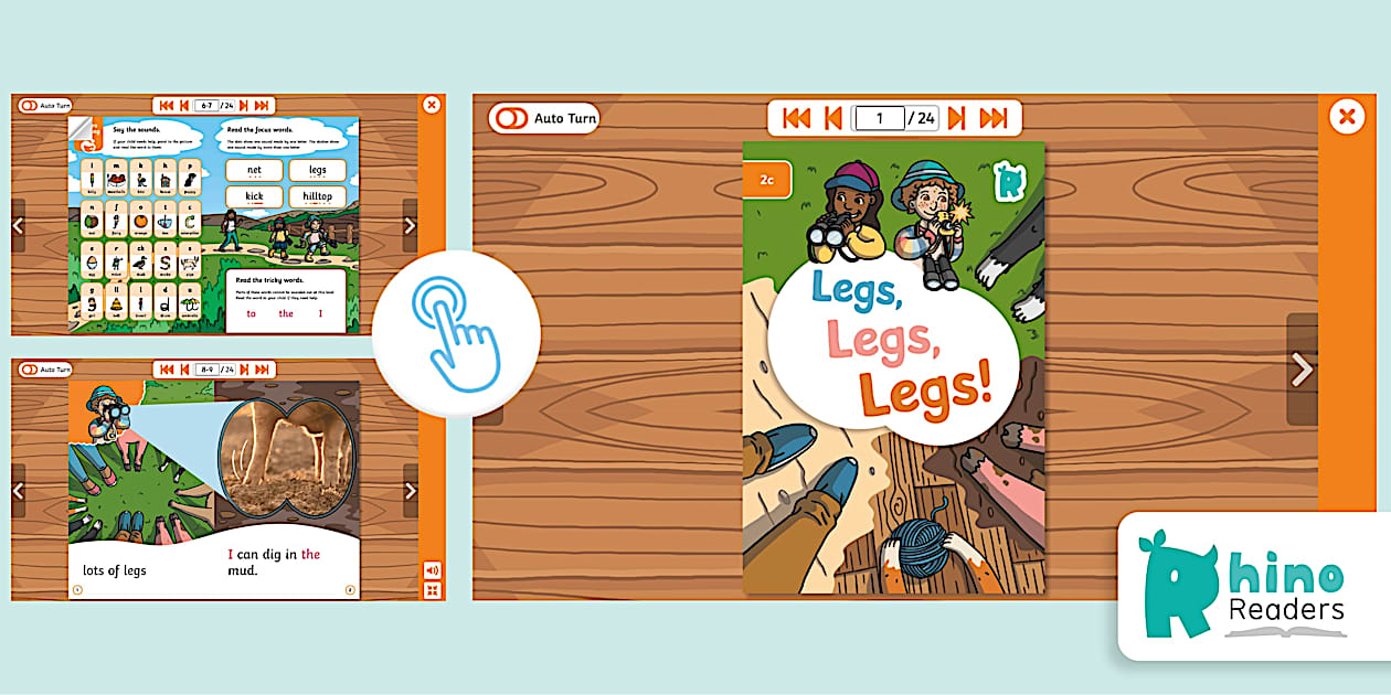 Level 2c Reading Scheme Book: Legs, Legs, Legs!
