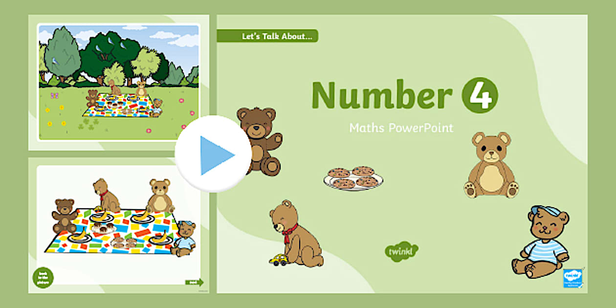 👉 Talk About Number 4 Maths PowerPoint (teacher made)