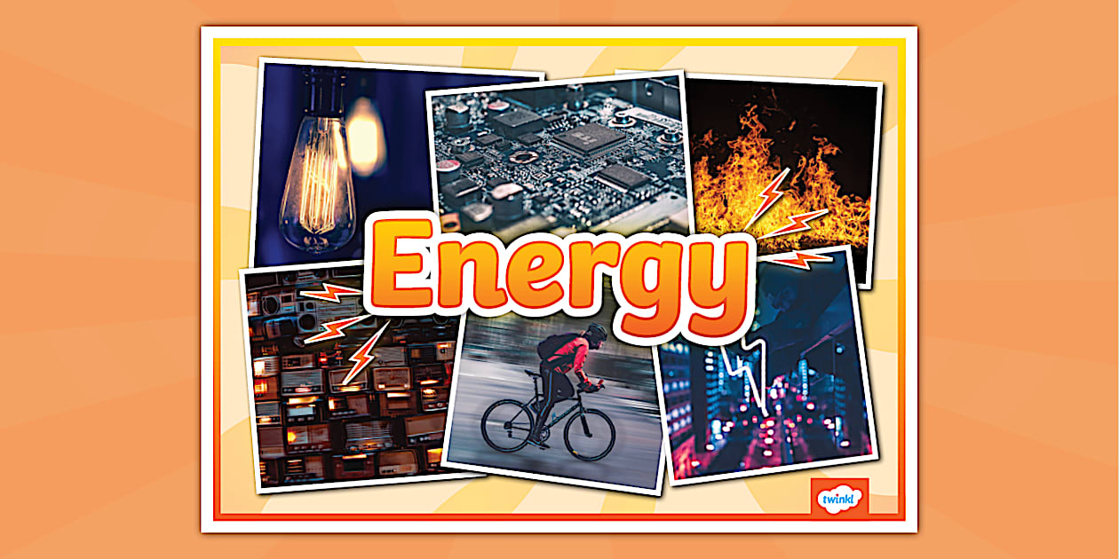 Energy Photo Display Poster (teacher made) - Twinkl