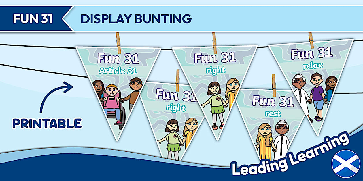 Fun 31 Display Bunting