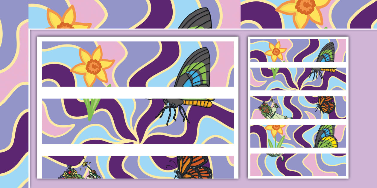 Spring Season Display Borders (teacher made) - Twinkl