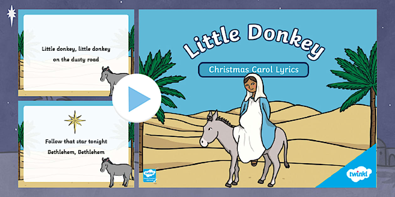 Little Donkey Christmas PowerPoint