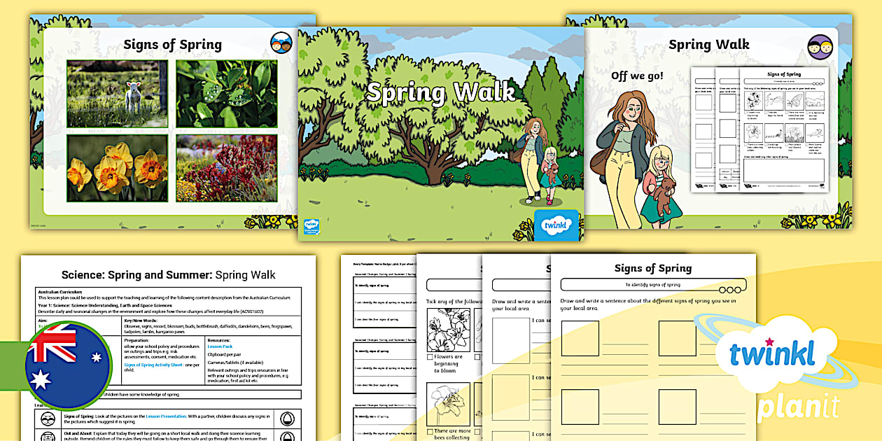Year 1 Science Spring and Summer Lesson 3 Spring Walk