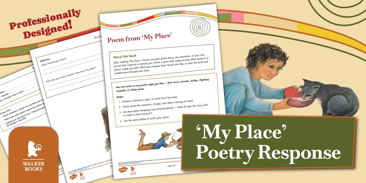 My Place Poetry Activity Resource
