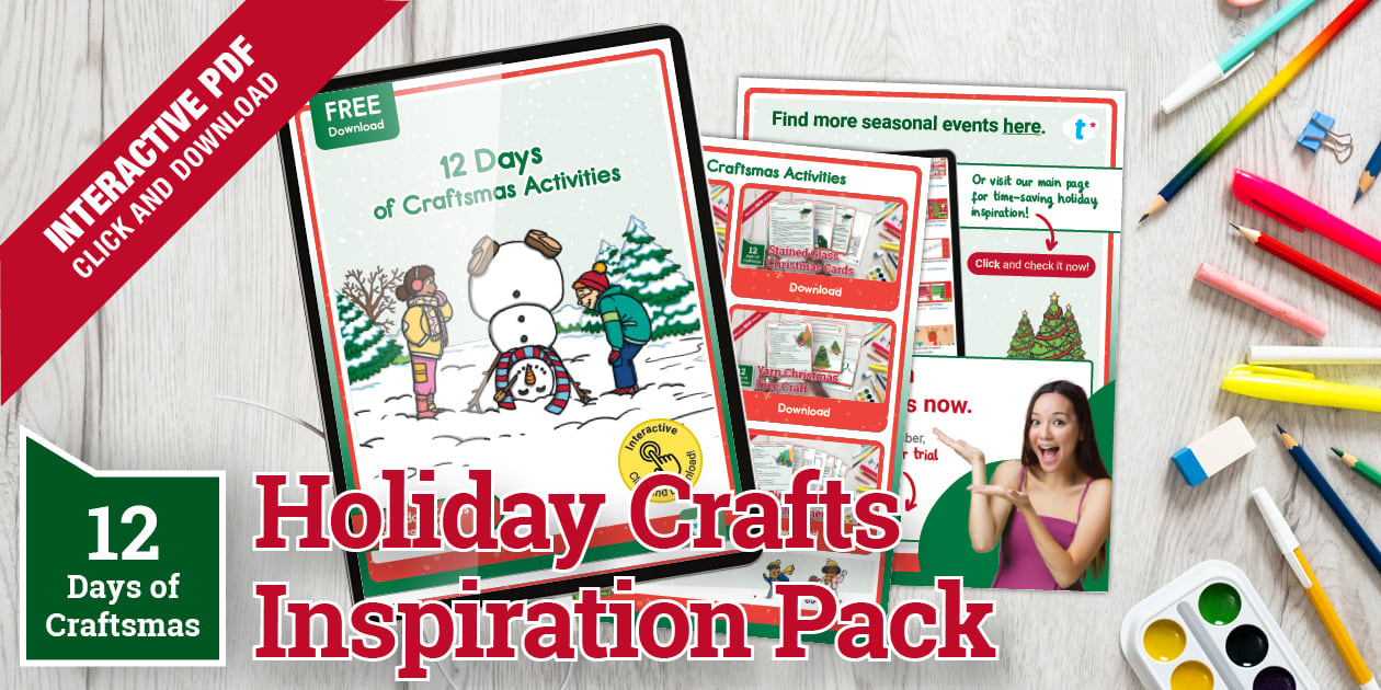 12 Days of Craftsmas Activities Pack
