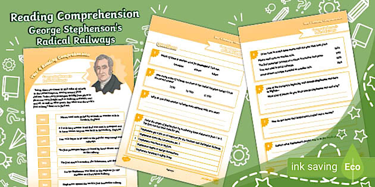 Year 4 Railway Reading Activity | Parent Support - Twinkl