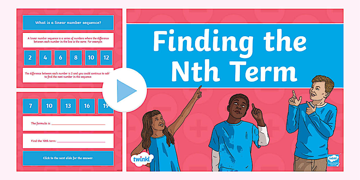 Finding the Nth term PowerPoint (teacher made) - Twinkl