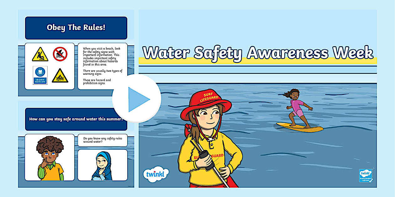 Water Safety Awareness Week PowerPoint - Twinkl