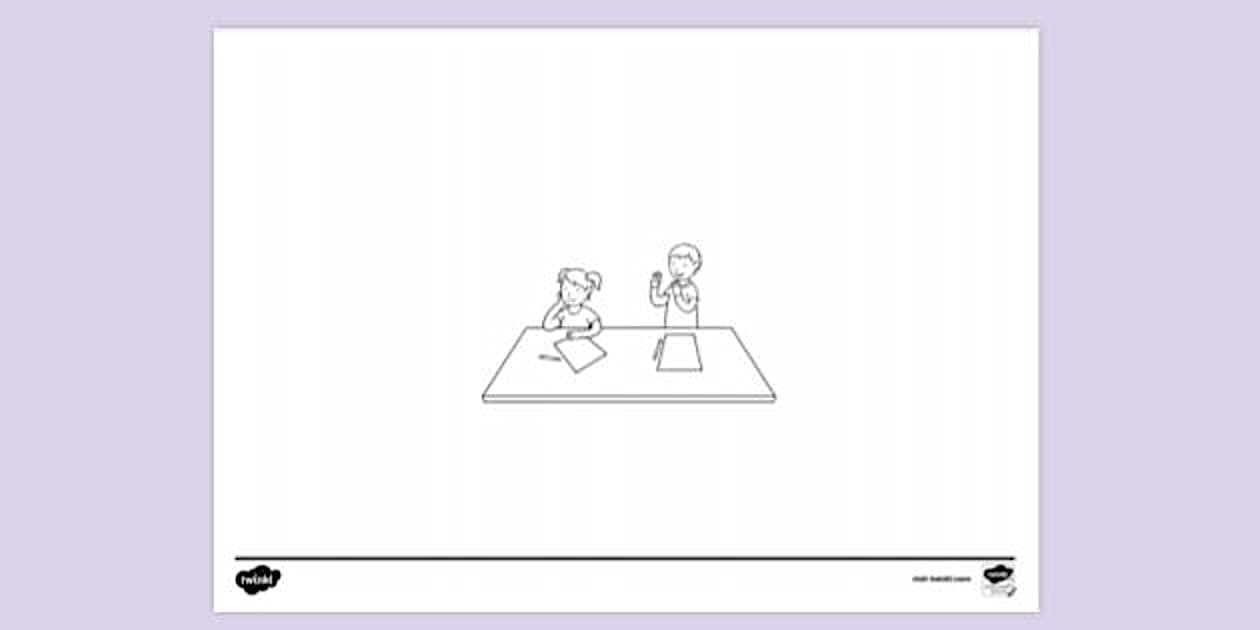 Child Not Listening Colouring | Colouring Sheets