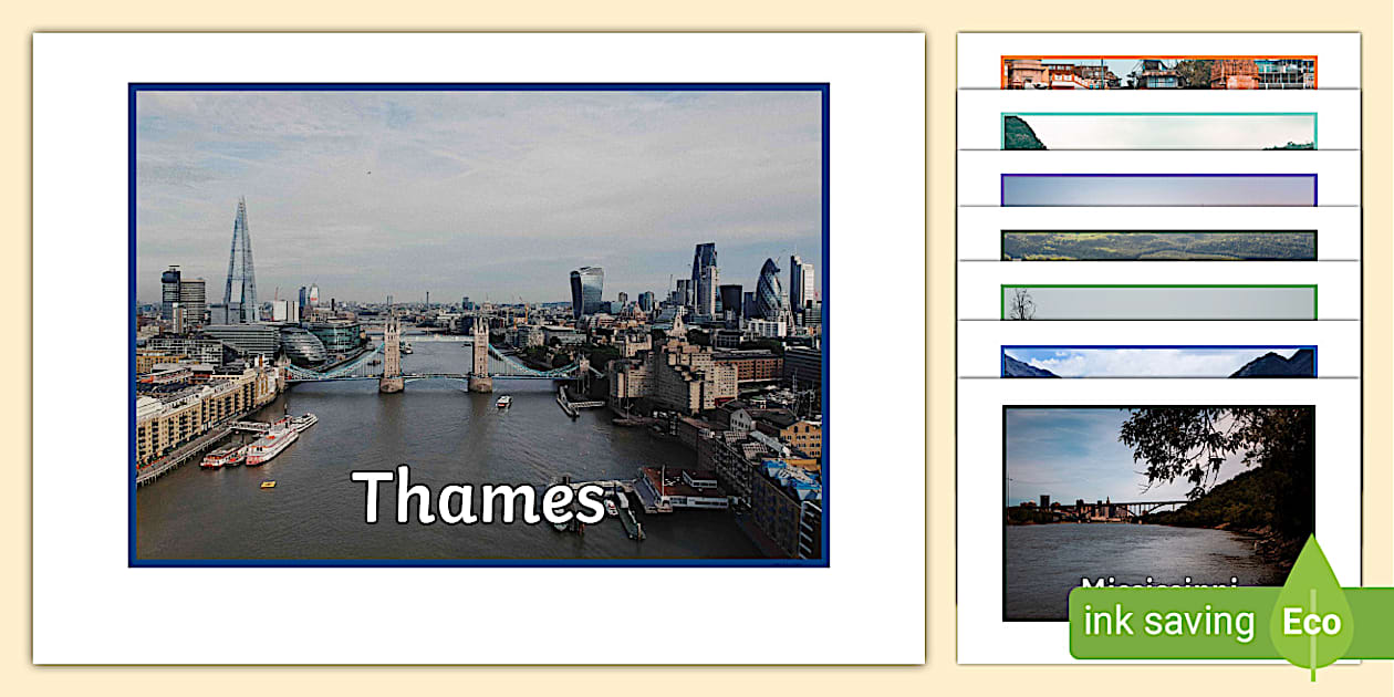 Famous Rivers Photo Pack (teacher made) - Twinkl