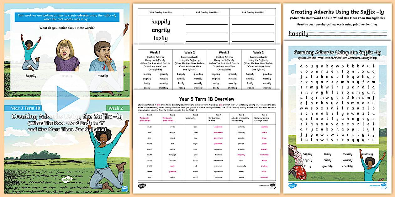 Year 3 Term 1B Week 2 Spelling Pack - Twinkl