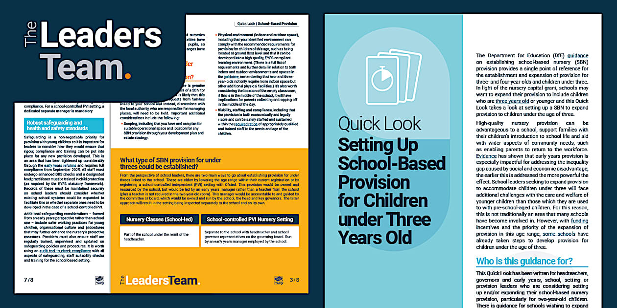 Under 3 School-Based Nursery Setup (teacher made) - Twinkl