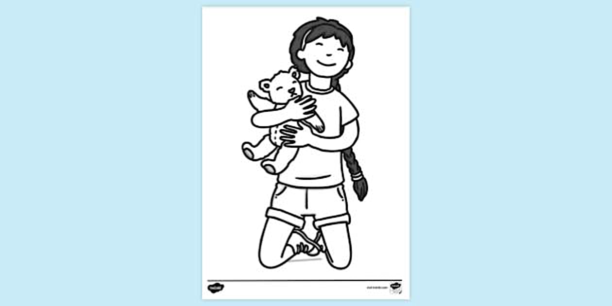 Teddy Found Colouring | Colouring Sheets (teacher made)