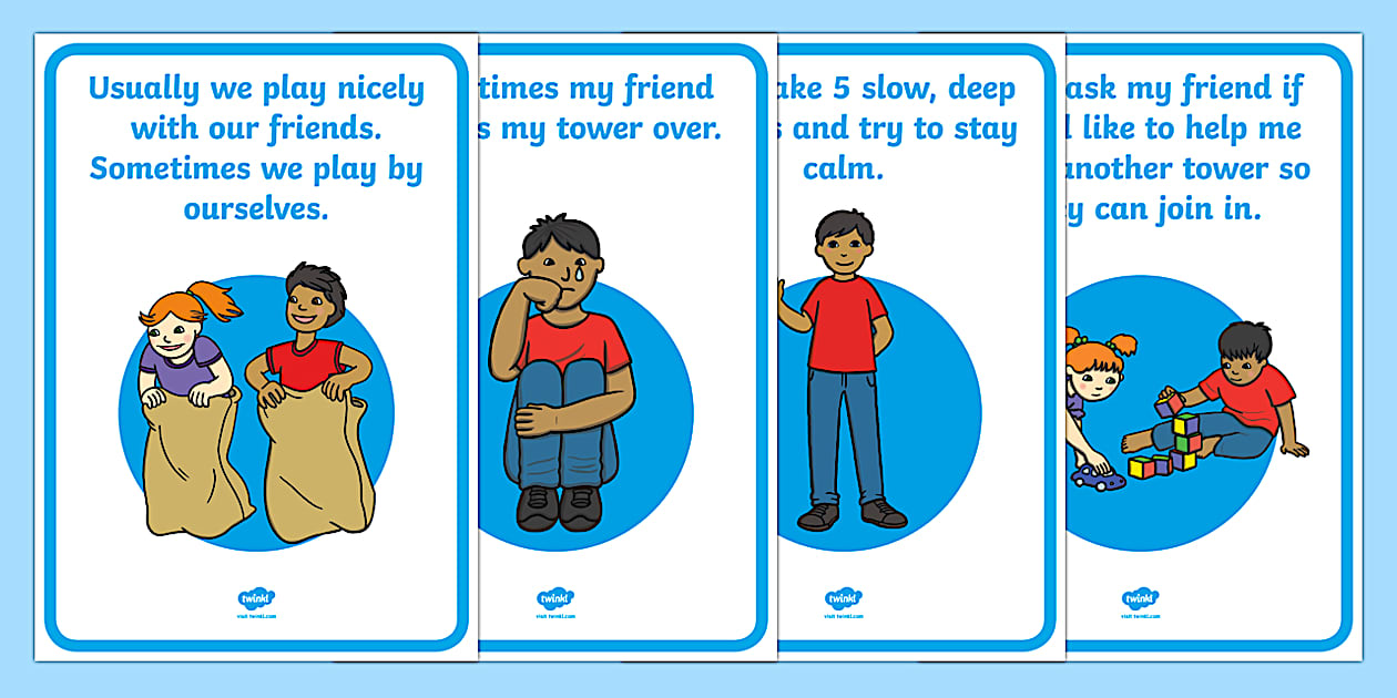 Social Situation (Staying Calm) - Social Story (Staying Calm)