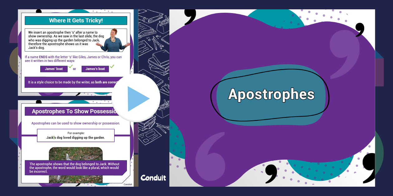 Literacy Lesson: Apostrophes (teacher made) - Twinkl