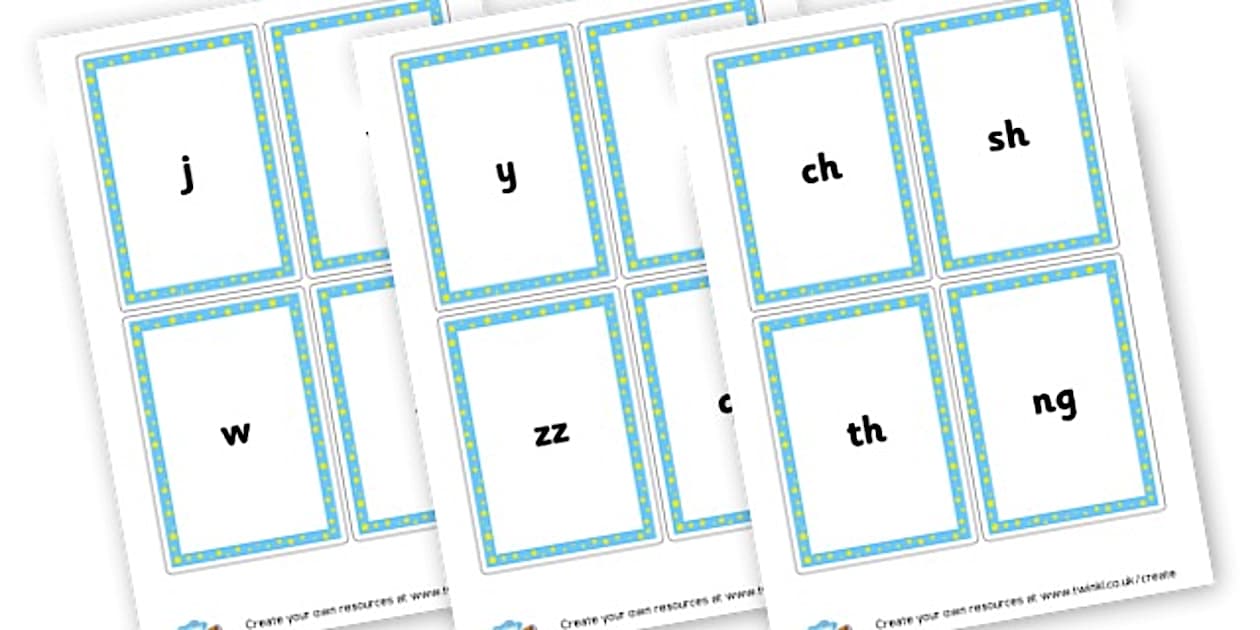 Phase 3 Sound Cards (teacher made) - Twinkl