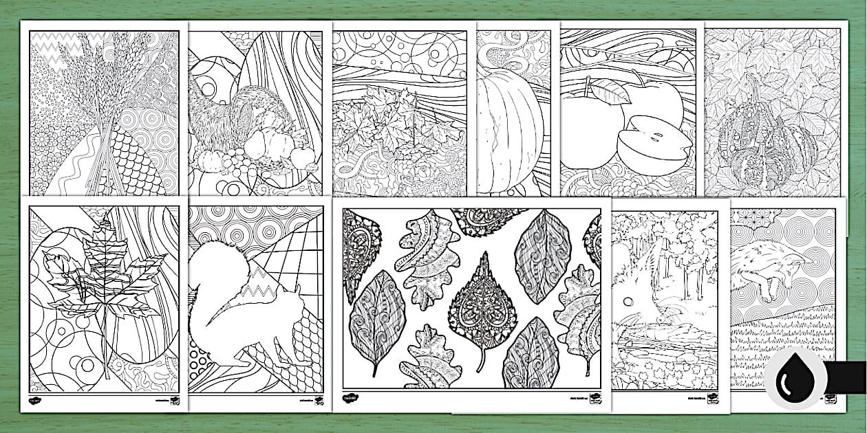 Autumn Season Colouring Pages | Twinkl Resources - Twinkl