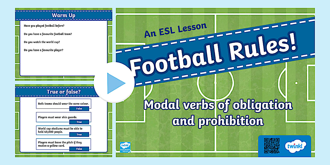 Football Rules! ESL Lesson (Hecho por educadores) - Twinkl
