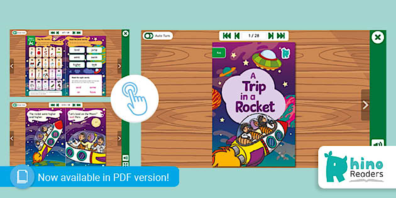 Level 4a Decodable Readers: A Trip in a Rocket - Twinkl