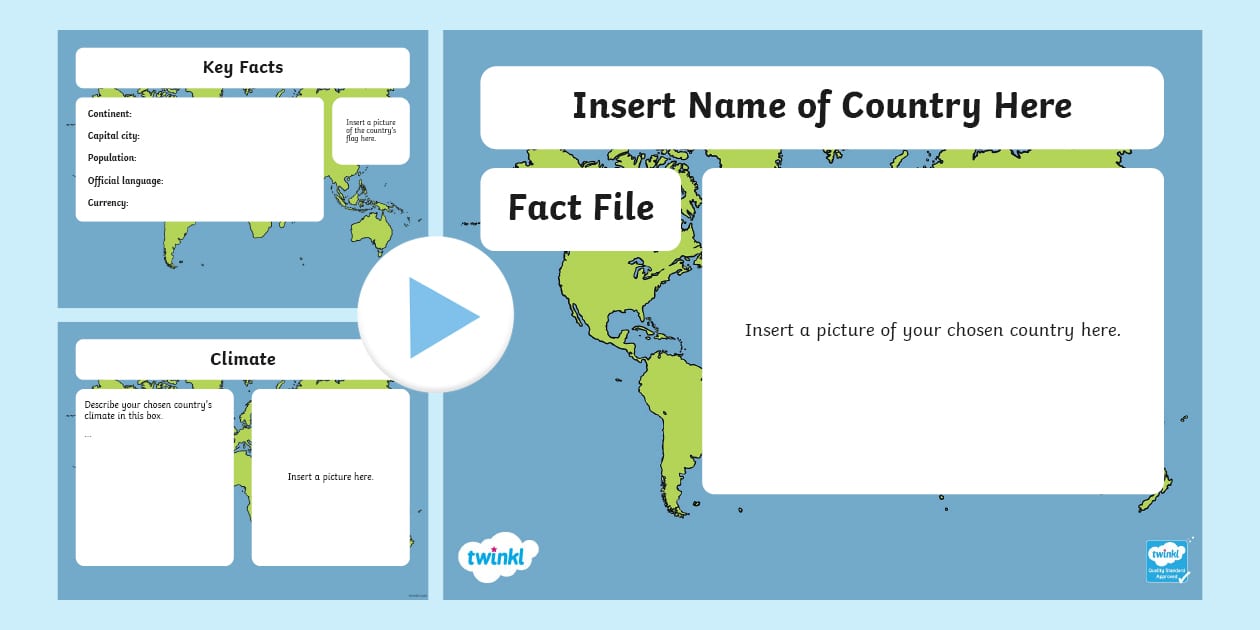 Country Fact File PowerPoint Template