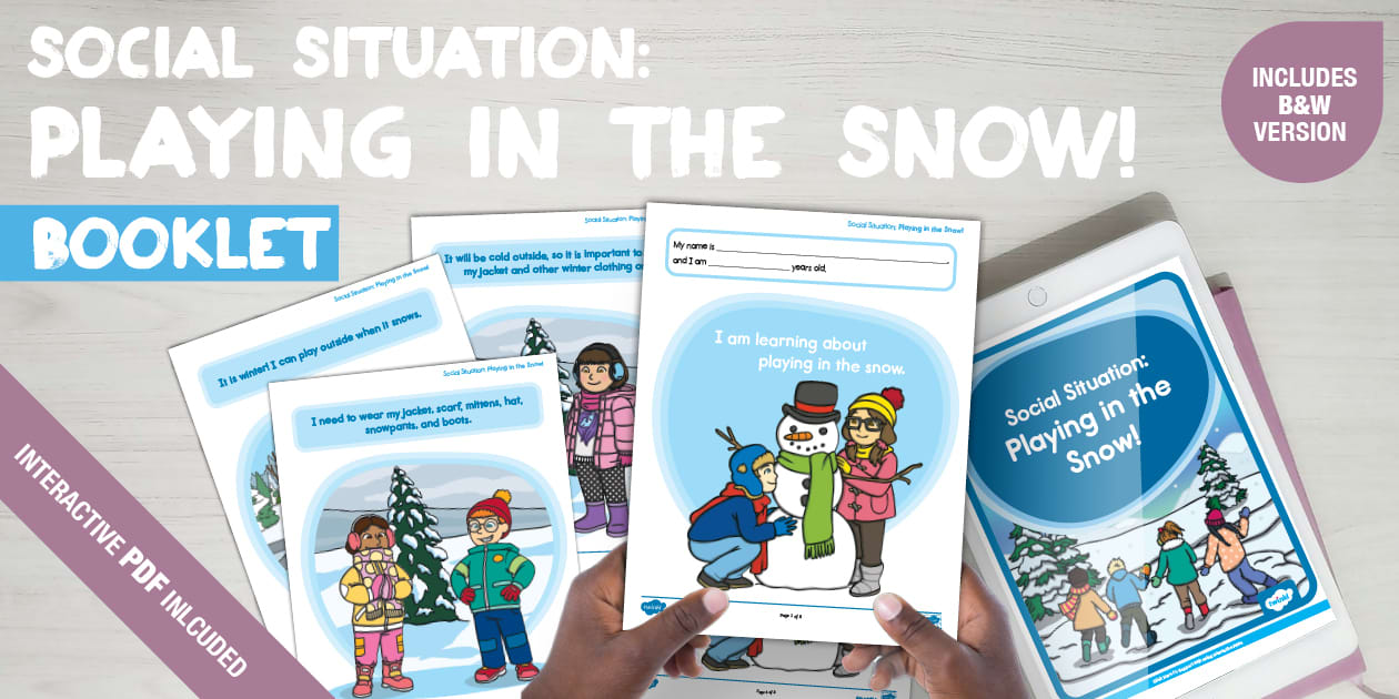 Snow Play Social Situation Booklet