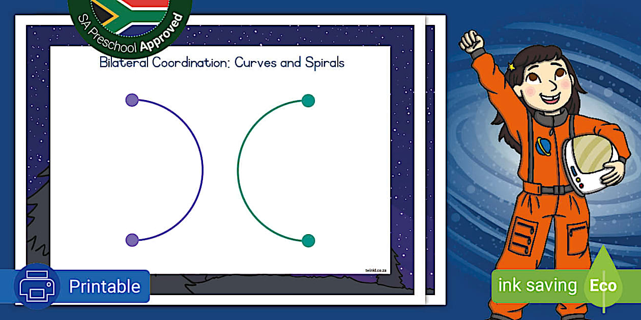 Space Bilateral Coordination Activity Mats (teacher made)