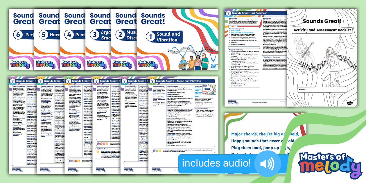 👉 Year 4 Sounds Great! Unit Pack