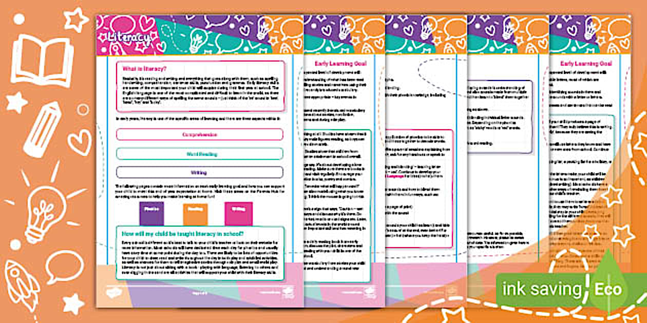 Supporting Your Child's Learning in Reception - Literacy Parent and Carer