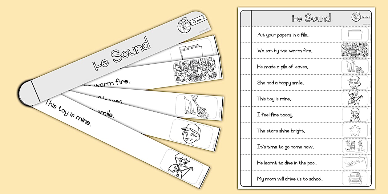 Grade 2 Phonics Reading Strips i-e