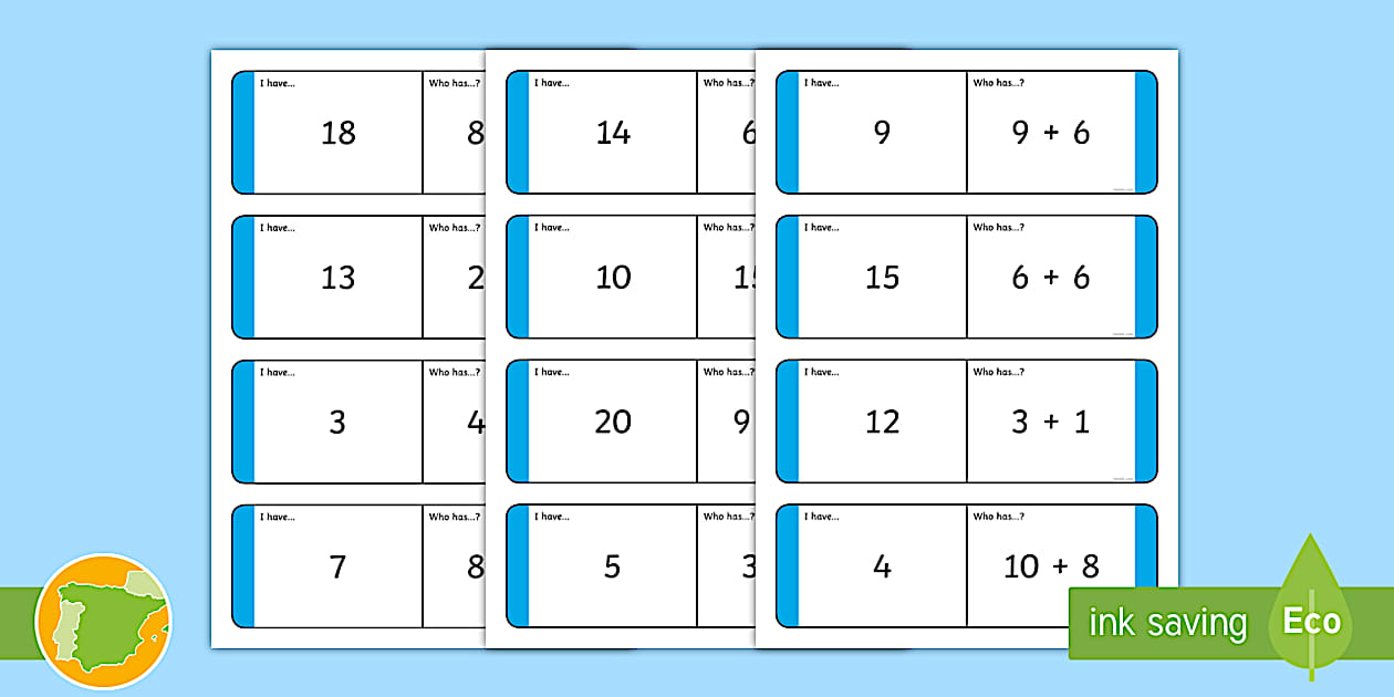 Addition to 20 Loop Cards - Twinkl