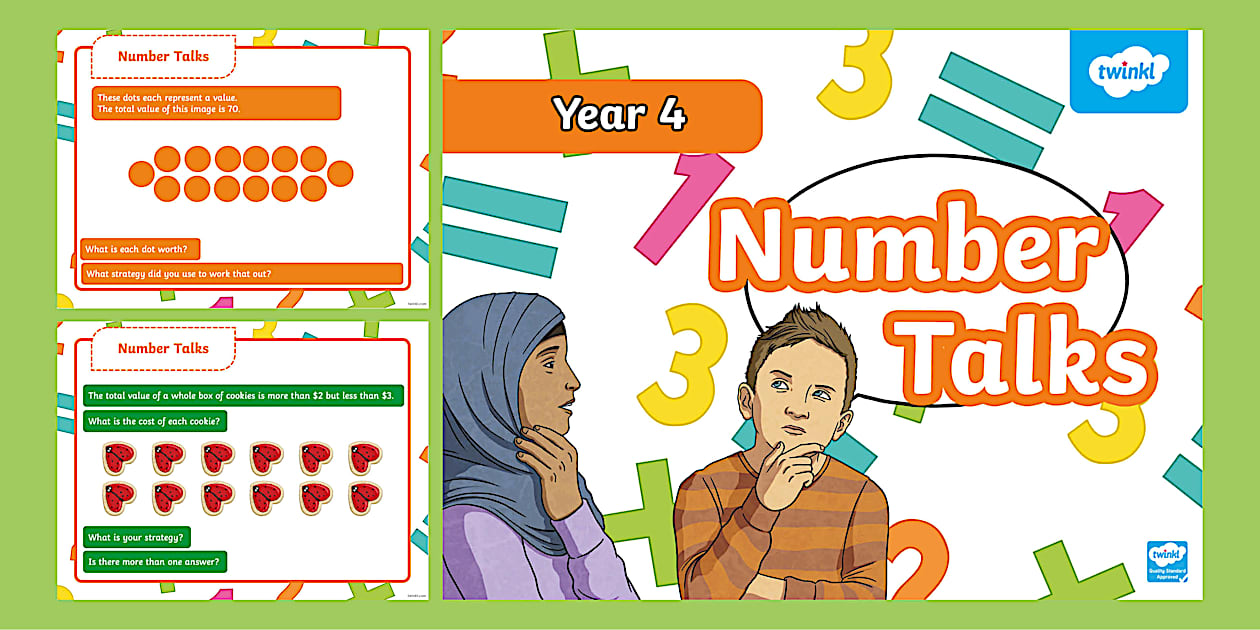 Year 4 Number Talks PowerPoint | Maths | Twinkl - Twinkl