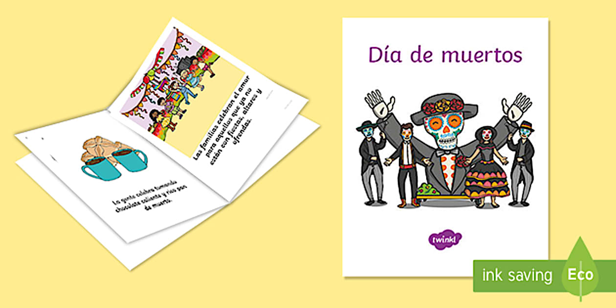 Libro: El día de muertos- Guía de trabajo - Twinkl