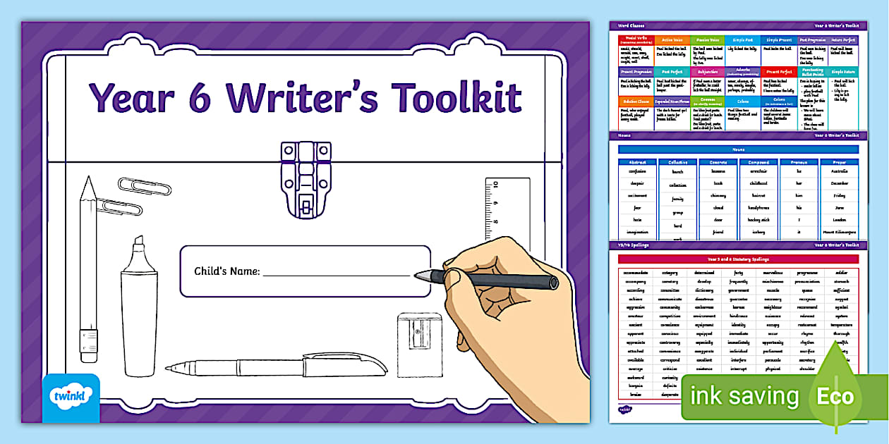 Year 6 Writer's Toolkit Booklet (teacher made) - Twinkl