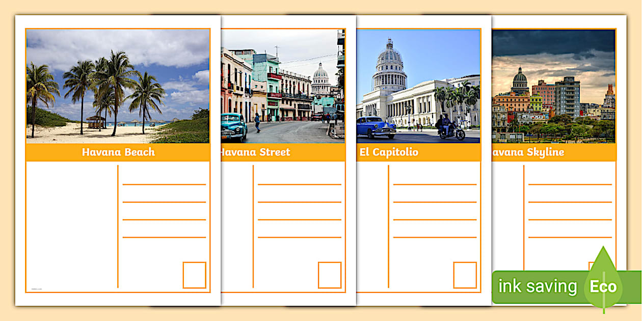 Havana Postcards (Teacher-Made) - Twinkl