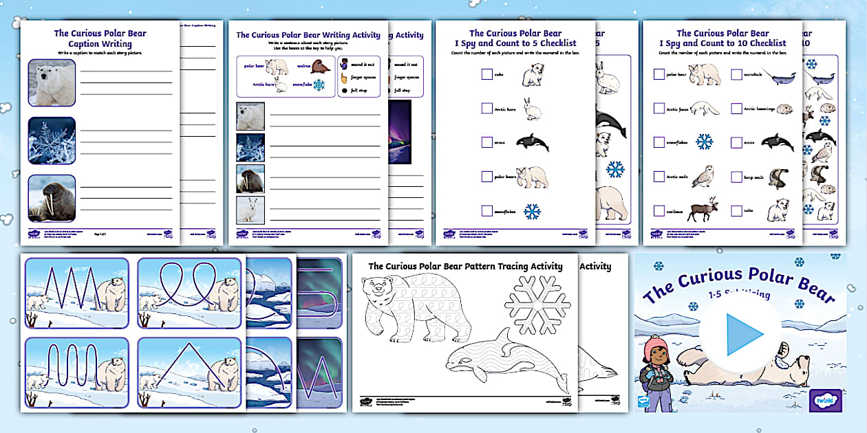 The Curious Polar Bear Activity Pack | Twinkl Originals