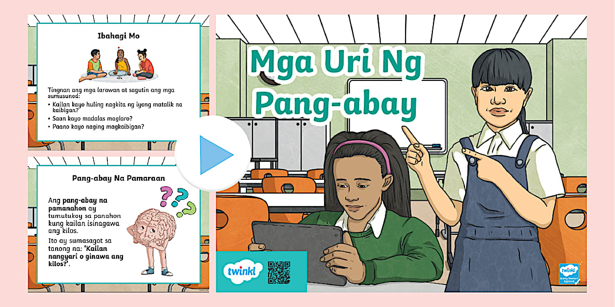 Iba’t Ibang Uri ng Pang-abay | PowerPoint | Twinkl PH
