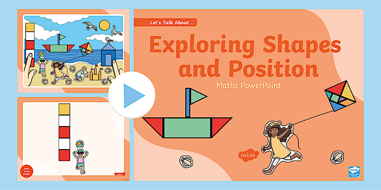 👉 Talk About Exploring Shapes and Position Maths PowerPoint