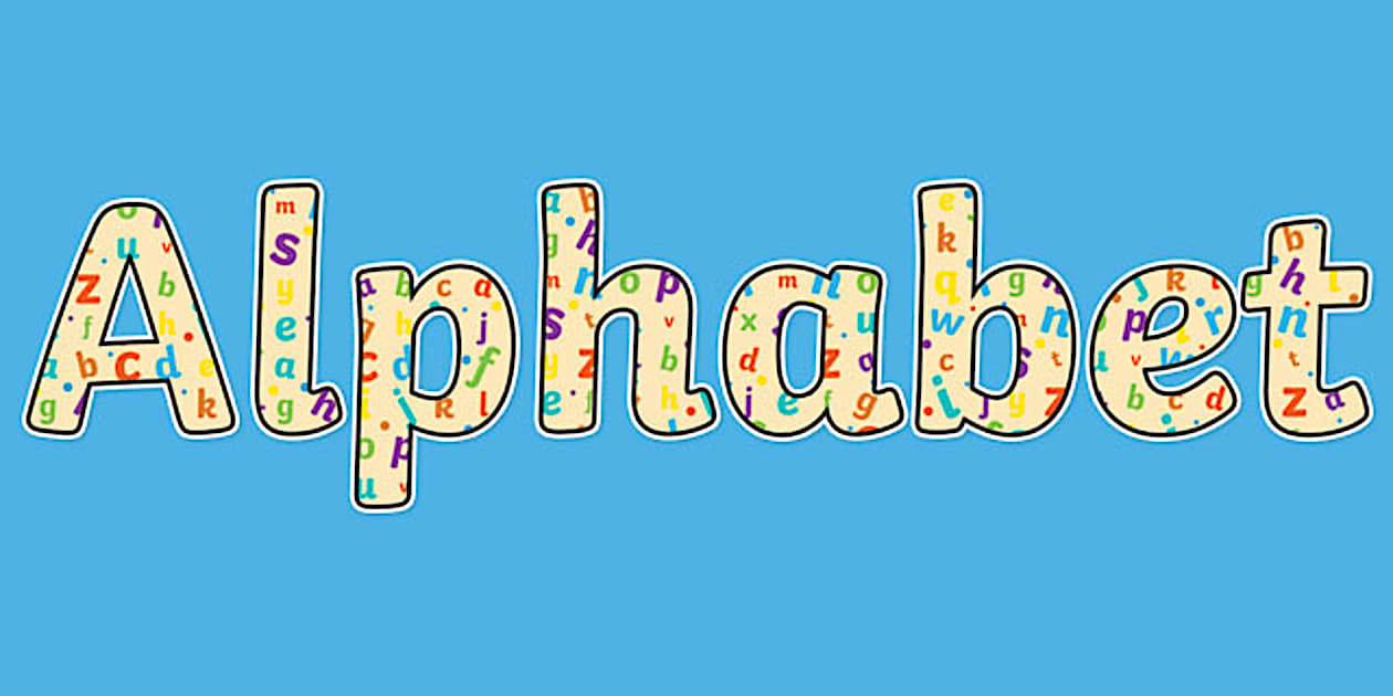Lettering Alphabet | Alphabet Display Letters | Twinkl