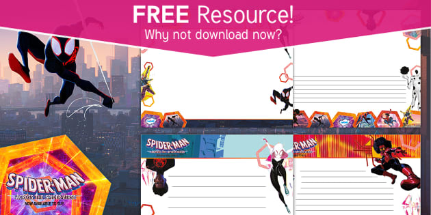 FREE Spider-Man™: Journal Writing Pages (teacher made)