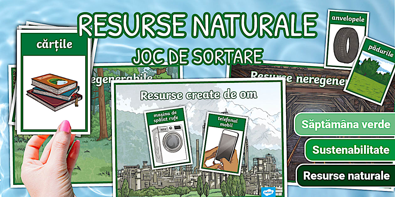 Resurse naturale – Joc de sortare