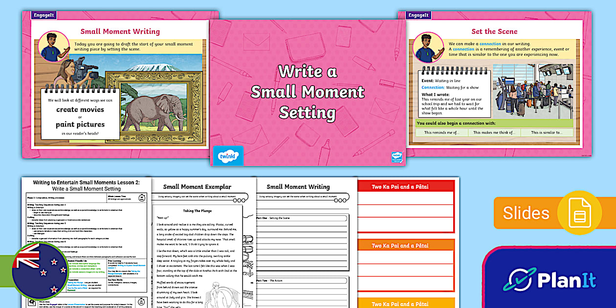 Phase 2 Small Moment Lesson 2: Write a Small Moment Setting